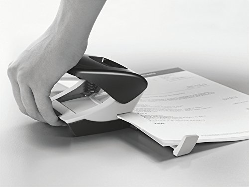 Leitz Hole Punch, 30 Sheets, Guide Bar with Format Markings, Metal, NeXXt Range, 50080095 - Black