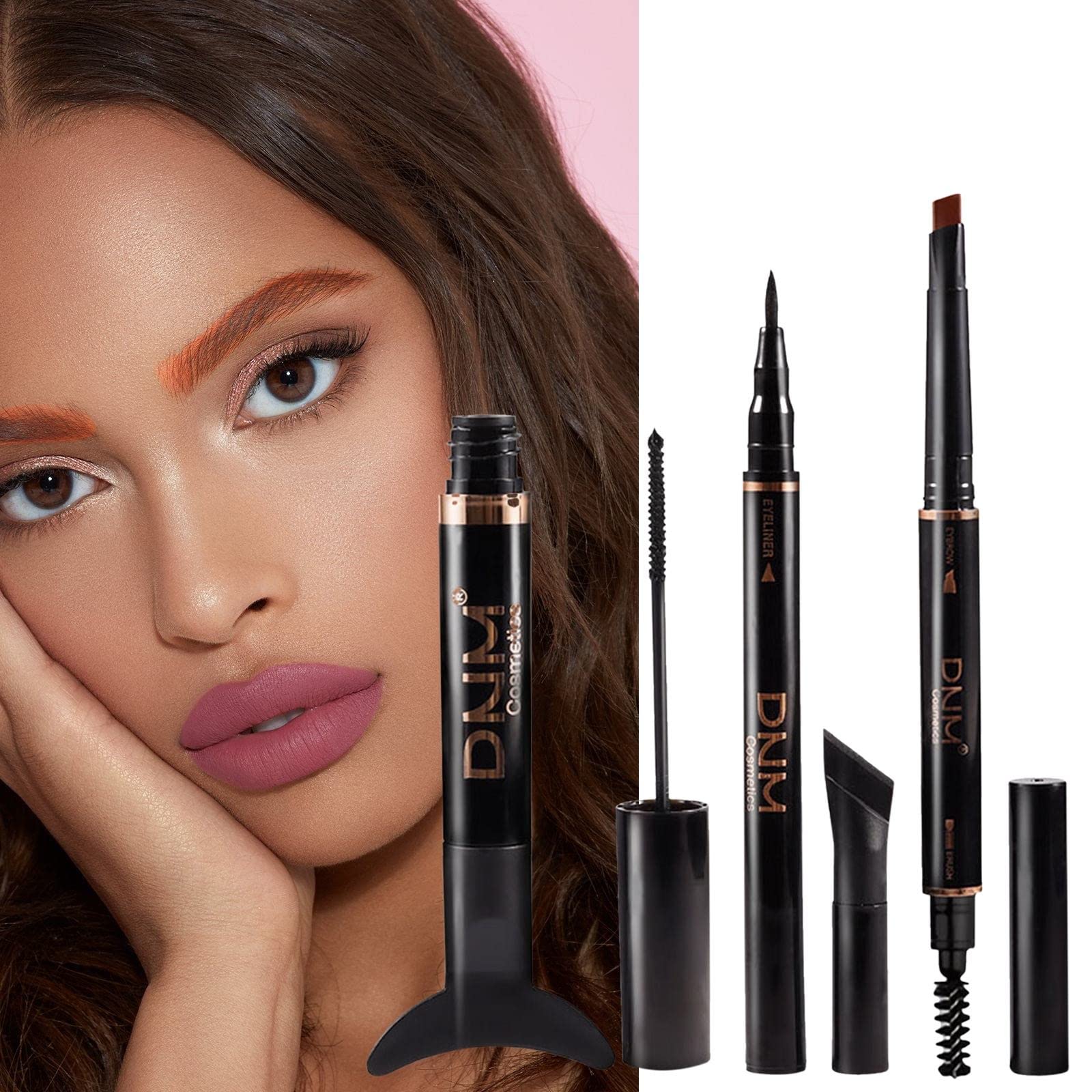 Long Set Eye 3 Piece Pencil Makeup 3ml Eyebrow Mascara Beginner Eyeliner Lasting Waterproofs Mascara Carbon Black Mascara