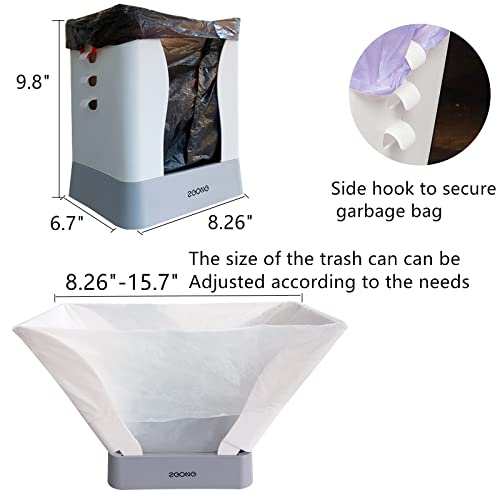 YCOCO Plastic Small Trash Can Wastebasket