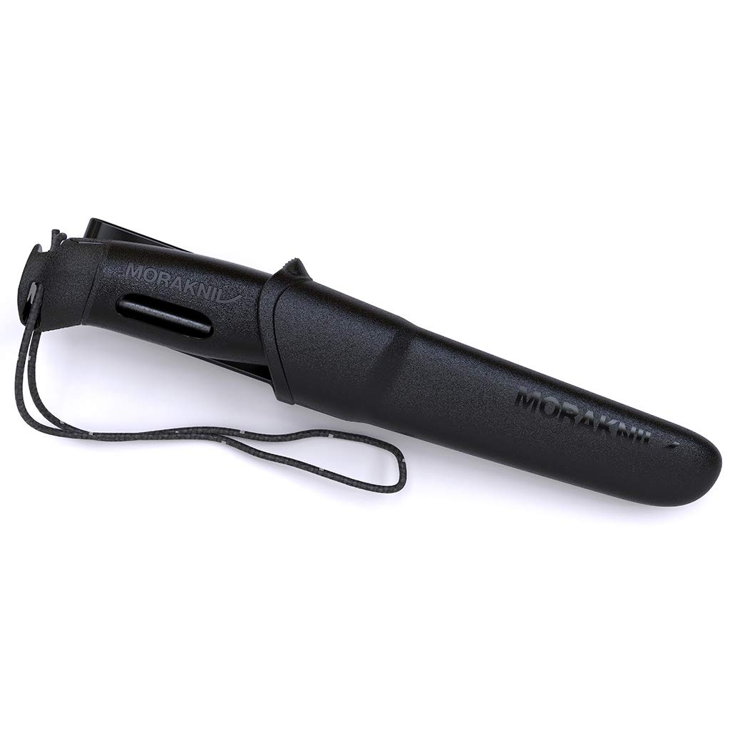Morakniv Companion Spark Sandvik Stainless Steel Fixed-Blade Knife With Sheath and Fire Starter, 3.9 Inch