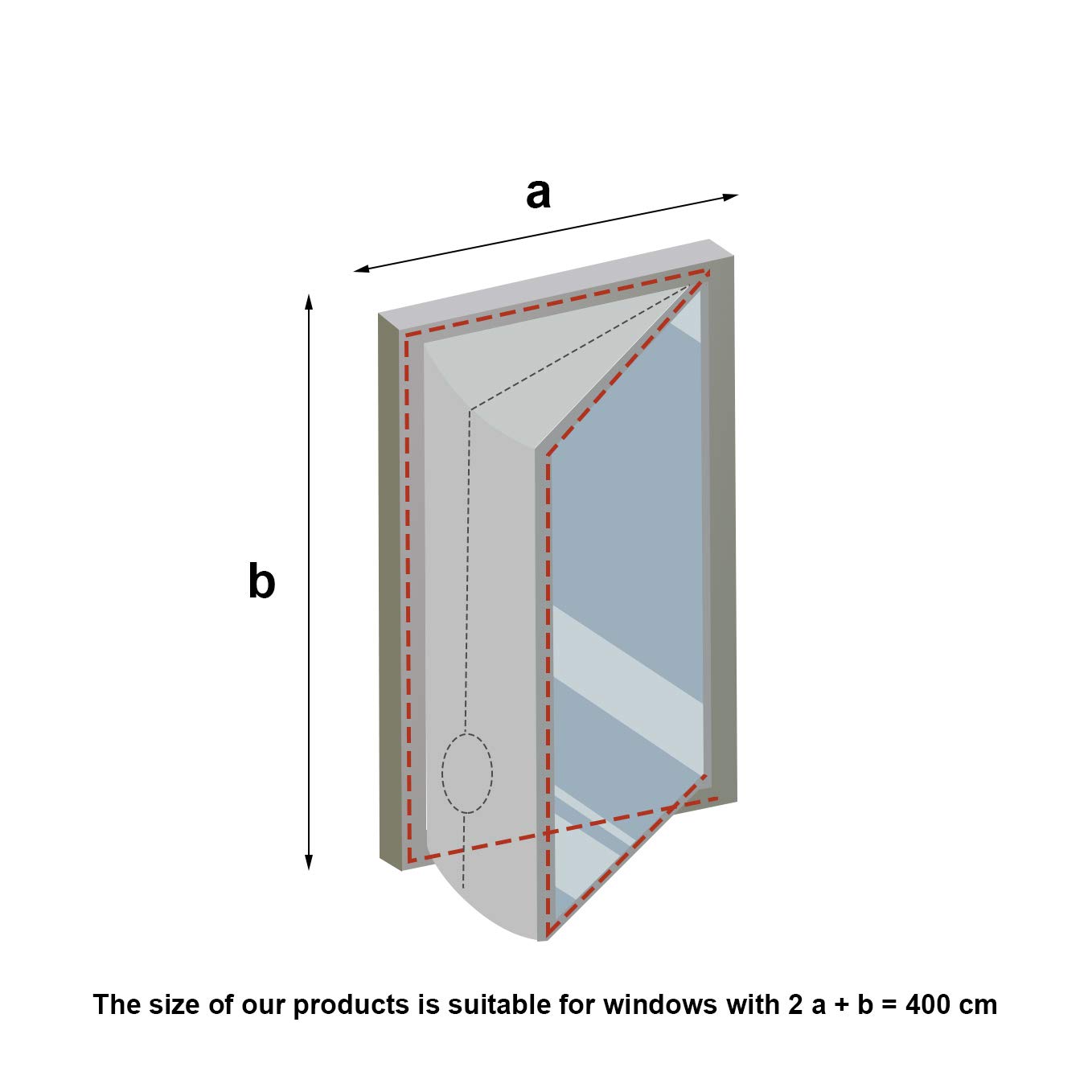 Luxiv 158" Window Seal Kit for Portable Air-Conditioner with Zip and Adhesive Fastener White Airlock Sliding Window Seal Cloth for Mobile AC (158in / 400cm)