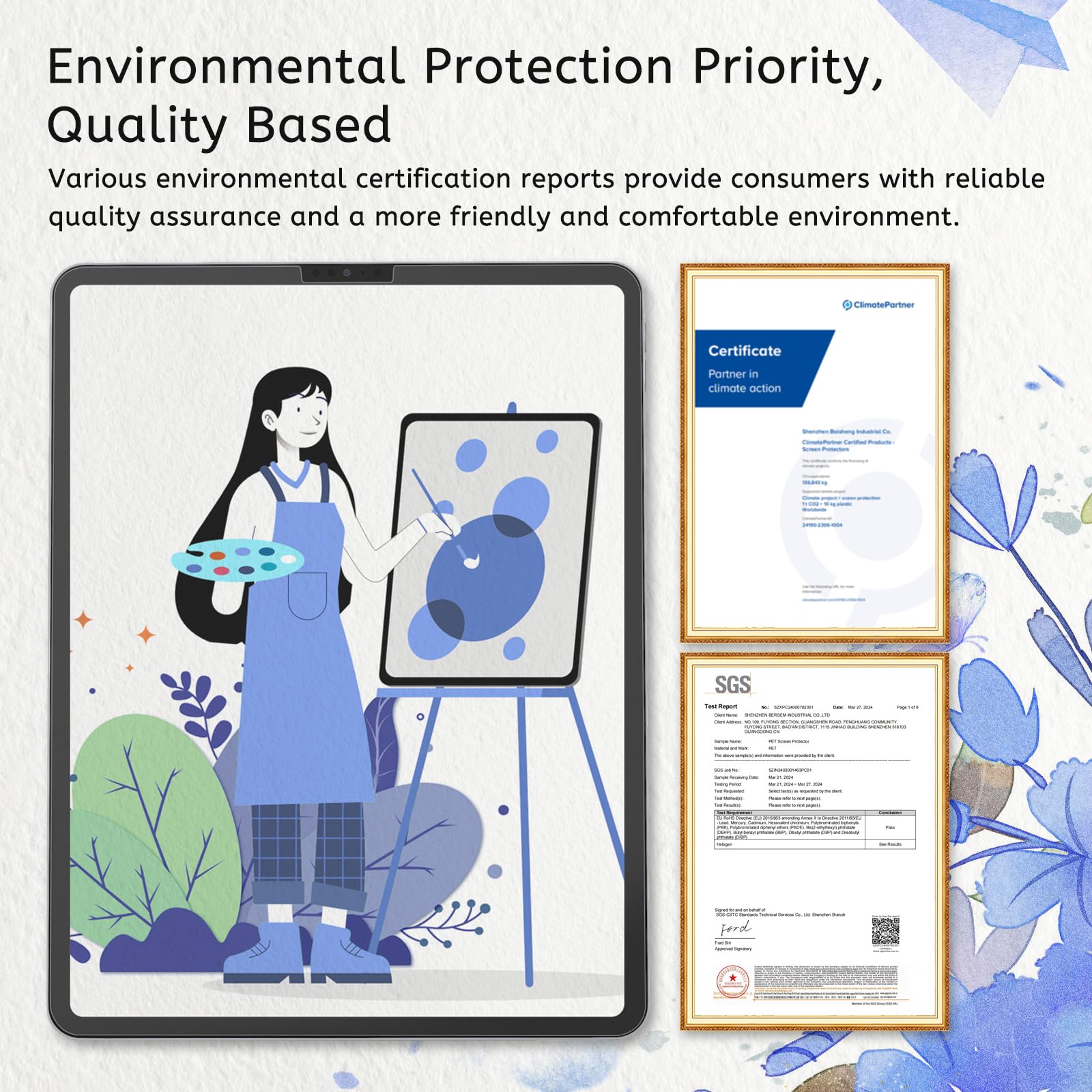 MOBDIK [2 Pack Paperfeel Screen Protector Compatible with iPad Pro 11 (2022&2021&2020&2018)/ iPad Air 5th & Air 4th Generation(10.9 Inch), Crafted for Natural Writing, Anti Glare, Easy Installation