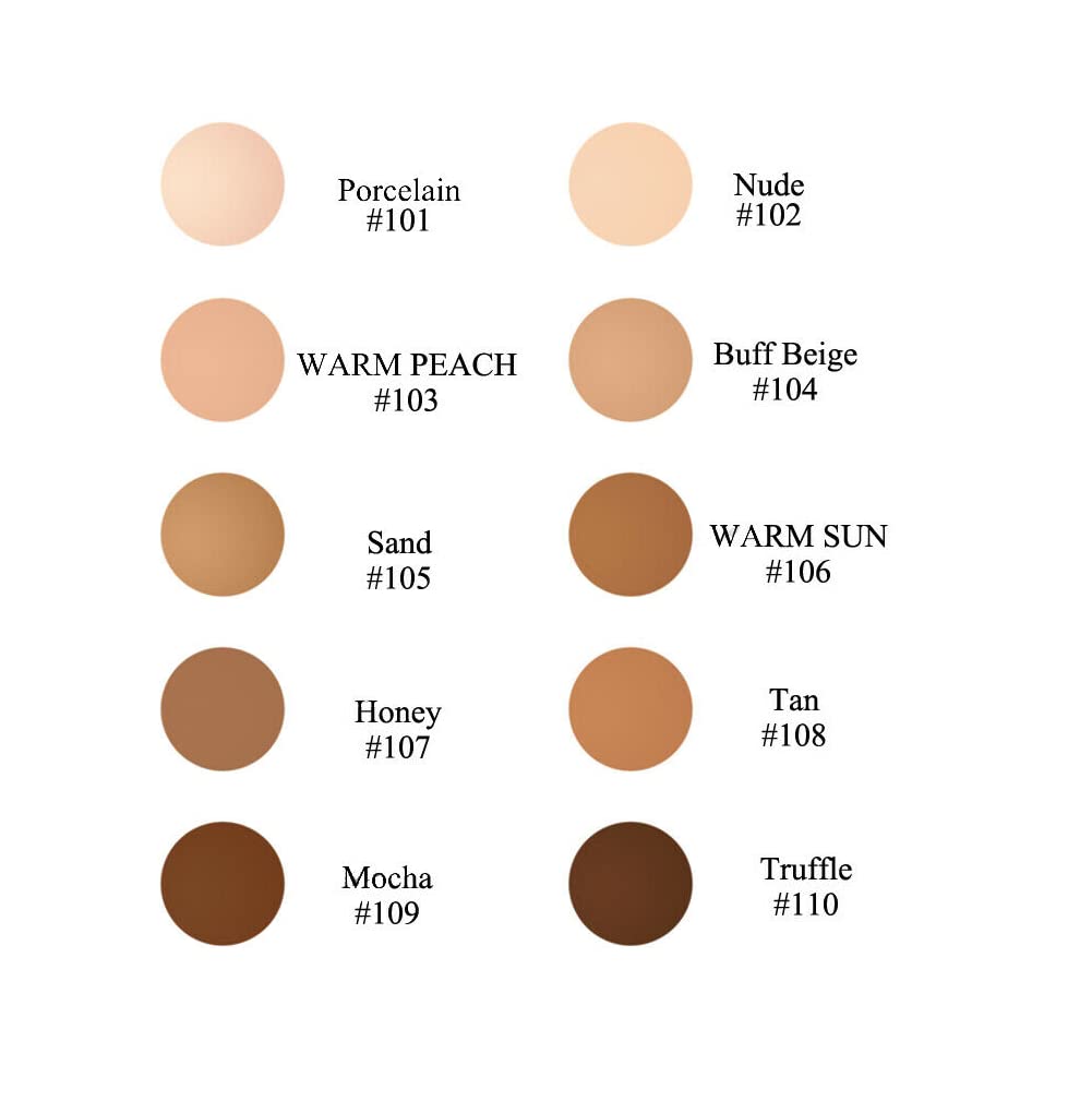 Valeera Full Coverage Soft Matte Oil Control Flawless 24HR Concealer Liquid Waterproof Foundation (102 - Nude)