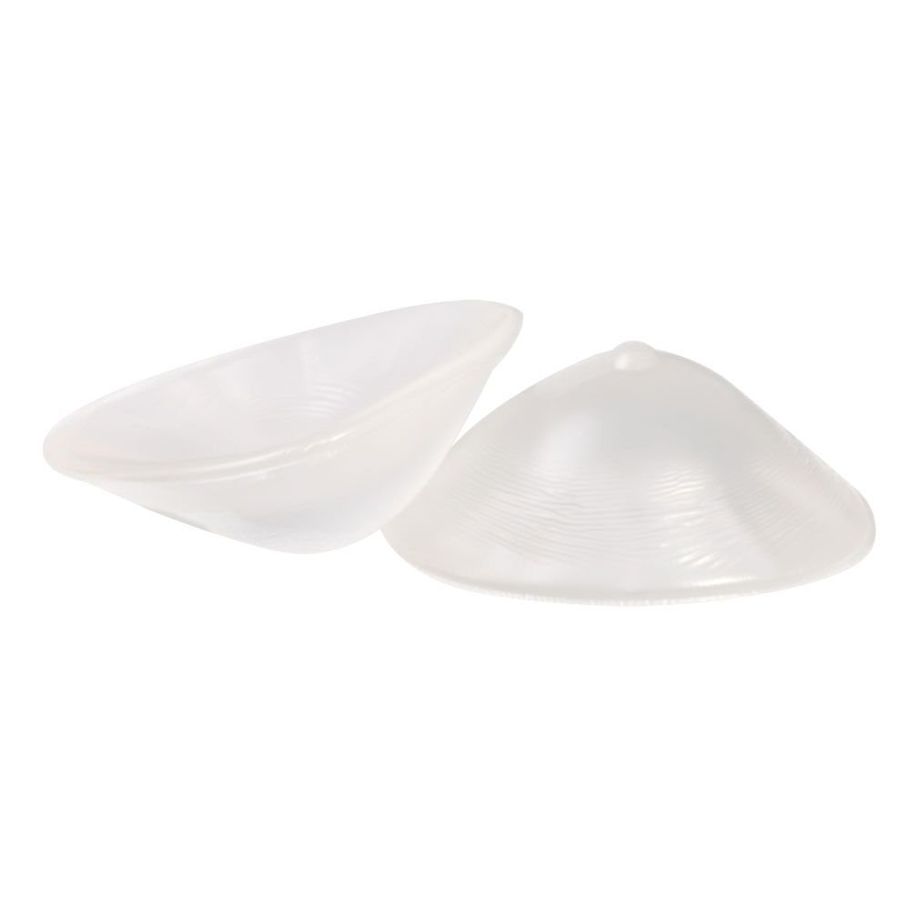 MaxTara Aqua Swim Silicone Breast Forms Clear Bra Inserts Pads 500g M One Pair
