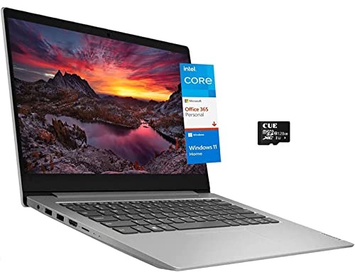 Lenovo 2023 Newest Ideapad 14 Inch Student Laptop, Intel Pentium Silver N5030 4-Core up to 3.1 GHz, 4GB RAM 256GB Storage, WIFI6, Webcam, Bluetooth, Windows 11 + 1 Year Office 365