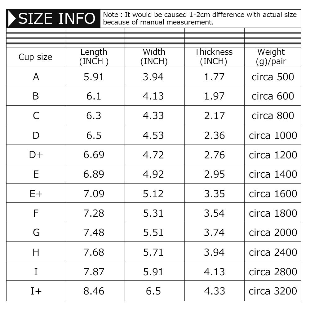 MaxTara Silicone Breast Forms, Crossdresser Transgender Cosplay Fake Boobs, Prosthetic Breast for Mastectomy DD Cup 1200g/pair