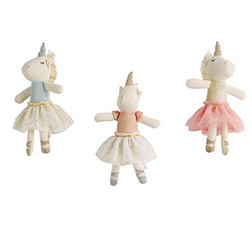 Mud Pie Blue TOP Unicorn Rattle