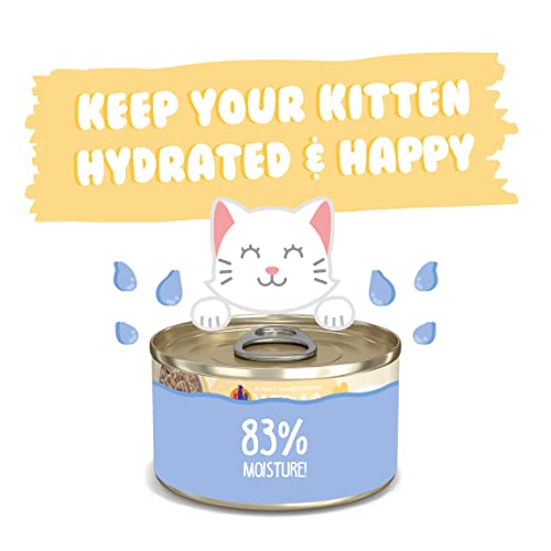 Weruva Kitten, Chicken Formula Au Jus, 3oz Can (Pack of 12)
