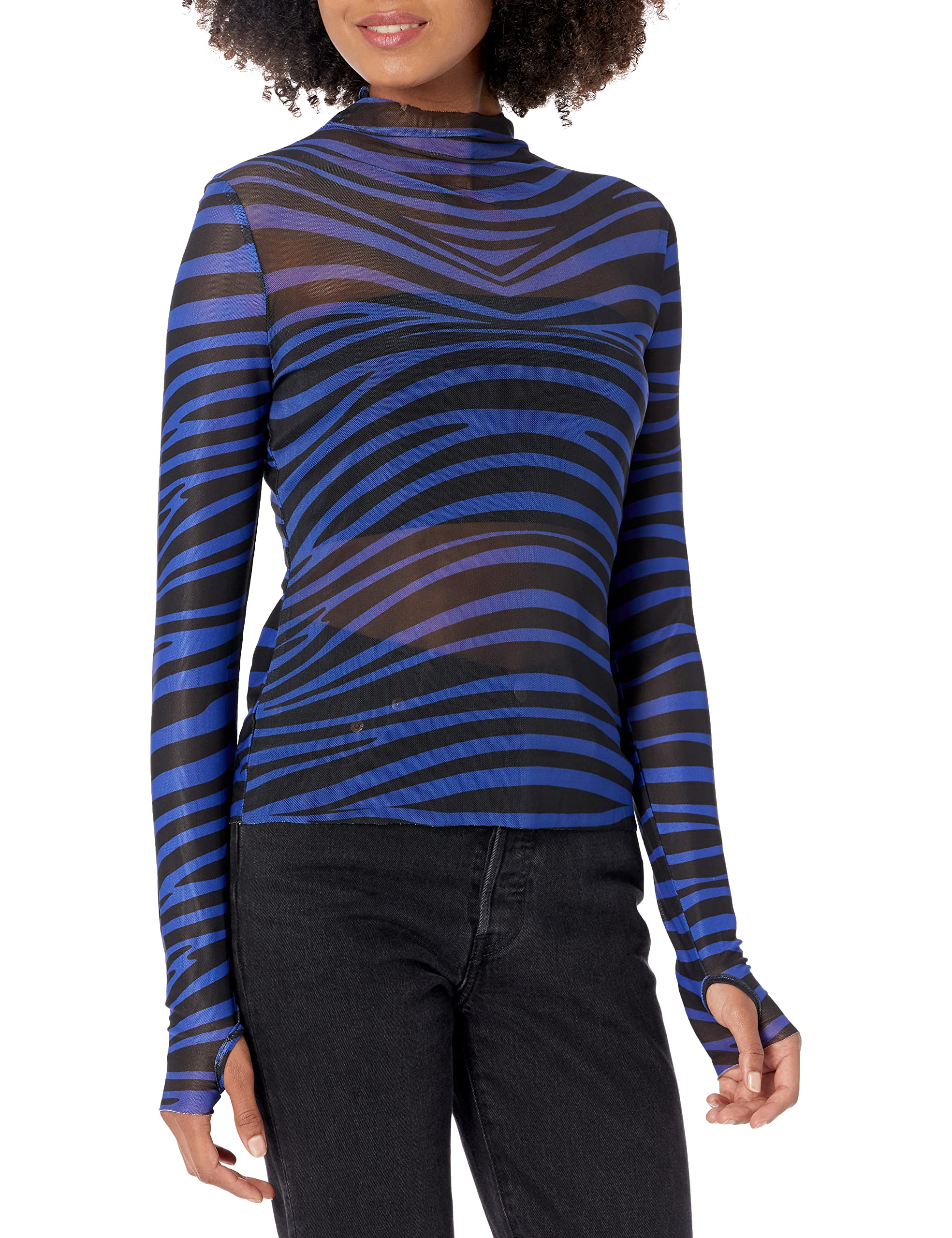 Steve Madden Apparel womens Eliza Shirt, Bluing, Small US