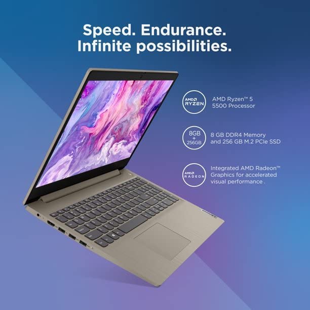Lenovo IdeaPad 3 15.6" Laptop – AMD Ryzen™ 5 5625U – Full HD 1080P Touch Display – Type-C – Wi-Fi 6 – Fingerprint Reader – Webcam – Windows 11 – W/MOUSE PAD (40GB RAM | 1TB PCIe SSD)