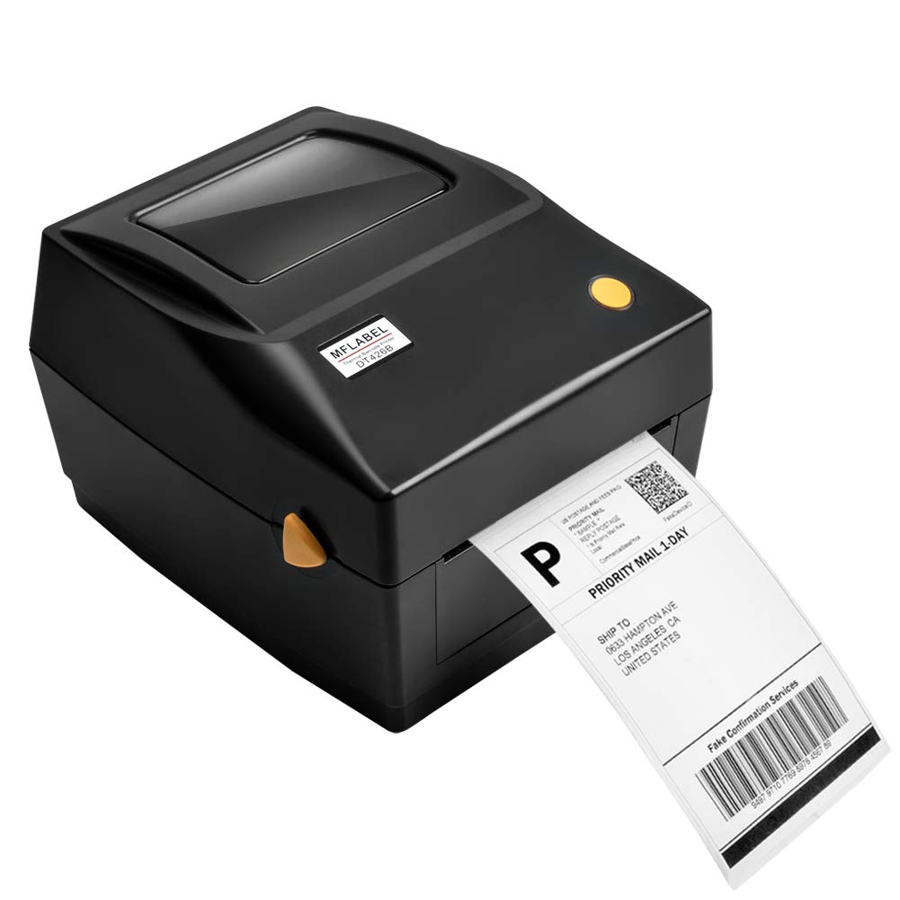 MFLABEL Label Printer, Commercial Direct Thermal High Speed USB Port Label Maker Machine, Etsy, Ebay, Amazon Barcode Express Label Printing