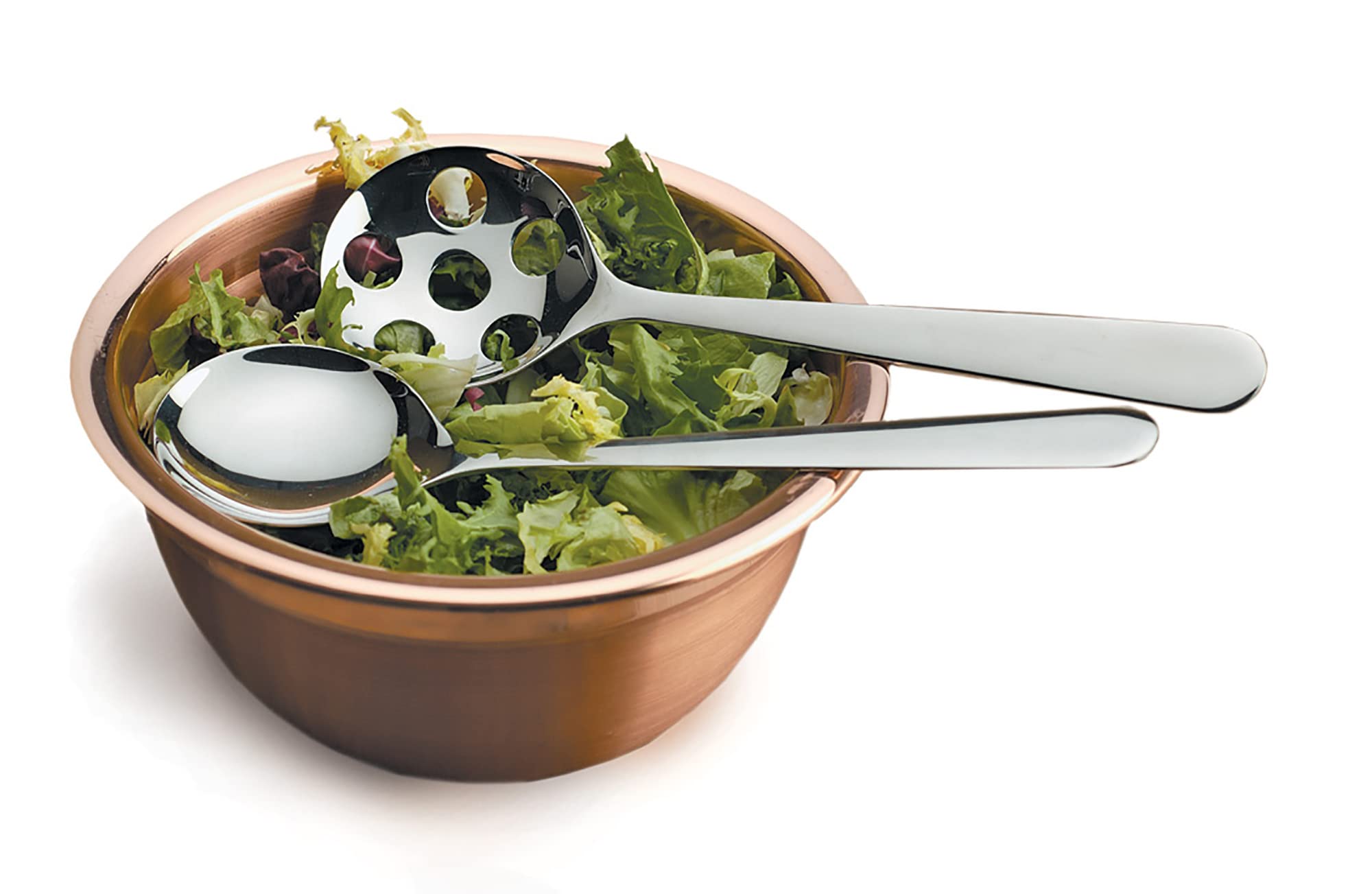 RSVP International Endurance Endurance Kitchen Collection Salad Serving Set, Dishwasher Safe, Set of 2, Stainless Steel