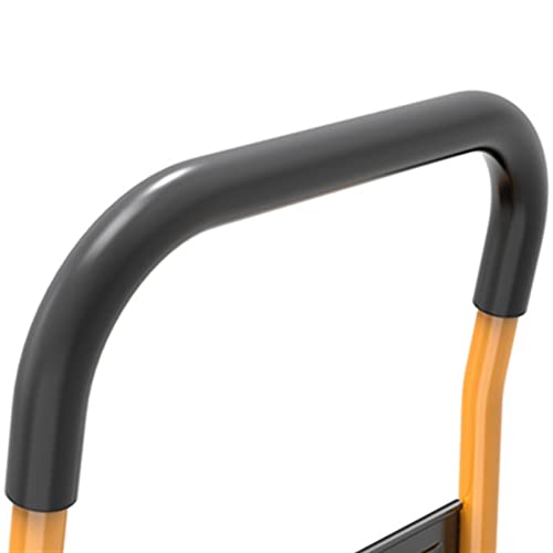 WSJIE 360 Degree Swivel Wheels and Foldable,Portable Push Pull Cart Dolly,Moving Platform Hand Truck,Load 150KGS