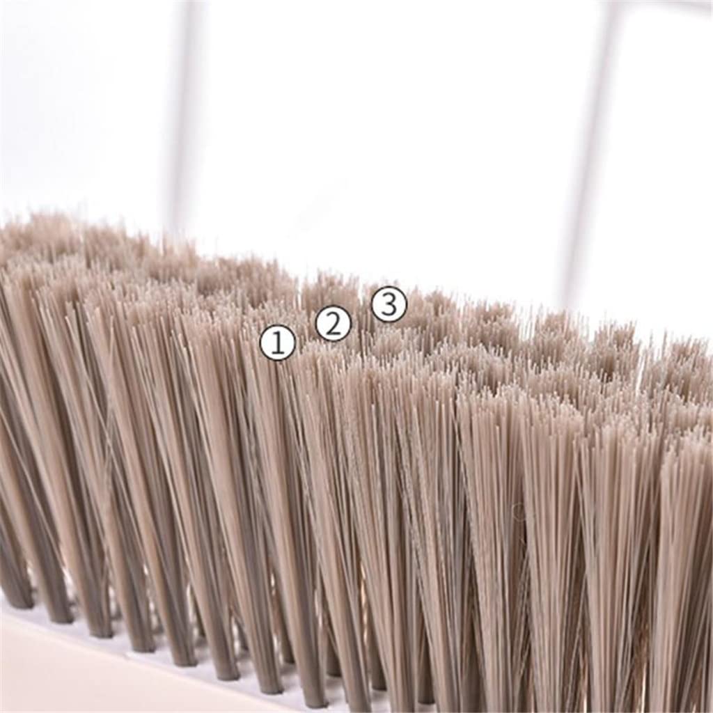 WSJIE Floor Cleaner 2-in-1 Broom Wiper Set Broom Sweeper Household Broom Hair Soft Dustpan Practical Creative Dustless Multifunct