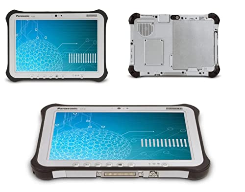 Panasonic TougHPad G1, FZ-G1 MK3, Core i5-5300U @2.30GHz, 10.1-inch WUXGA Multi Touch + Digitizer, 8GB, 256GB SSD, WiFi, Bluetooth, 4G LTE, Dual Pass, 2 Cameras, Windows 10 Pro (Renewed)