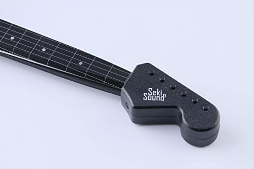 Stratocaster Electric Guitar Scissors with Stand and Cap, Black - Fluorine Coating, Japanese Stainless Steel - Made in Seki Japan