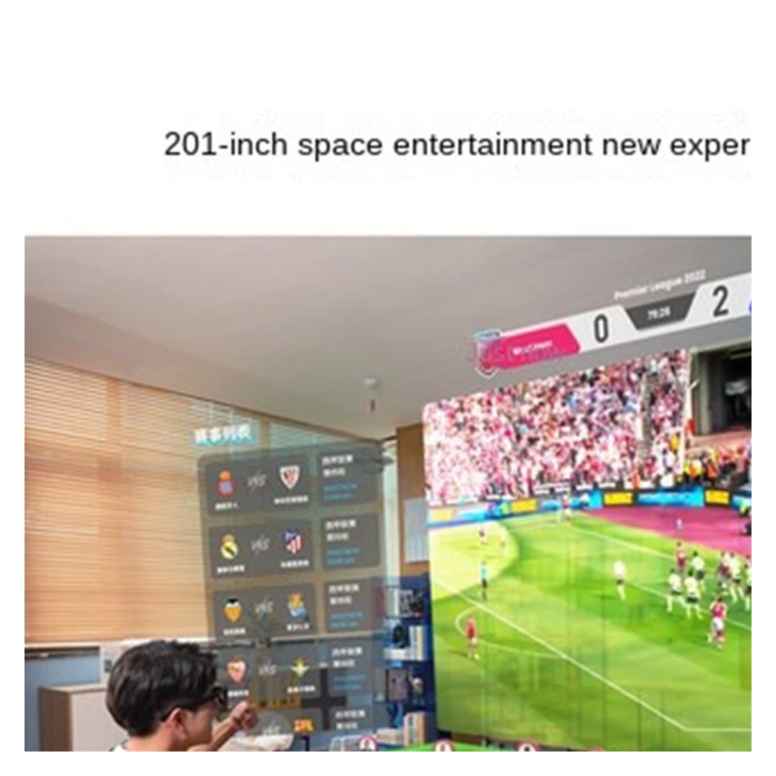 Smart AR Glasses Portable HD Private Giant Screen 4K+ Display Viewing Mobile Computer 3D HD Private Cinema (Size : Nreal for iPhone)