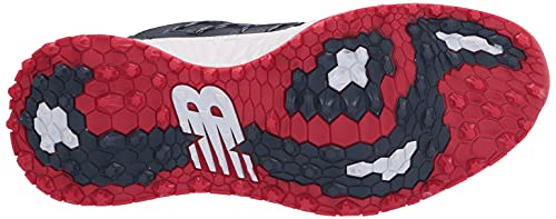 New Balance Men's Fresh Foam PaceSL Golf Shoe, Navy/Red, 9.5 Wide