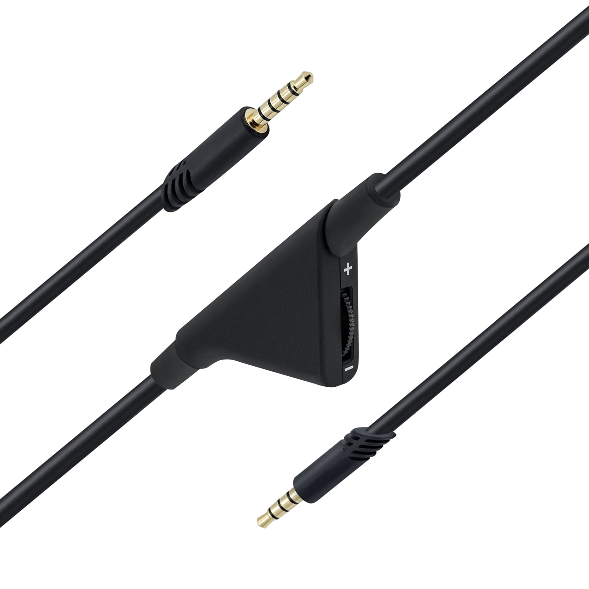 Mcbazel 2M 6.5 Feet Replacement Headset Cable with Volume Control for Astro A10/ A30/ A40, Headset Cord Lead for PS5/ PS4/ Xbox Series X&S/Xbox One - Black