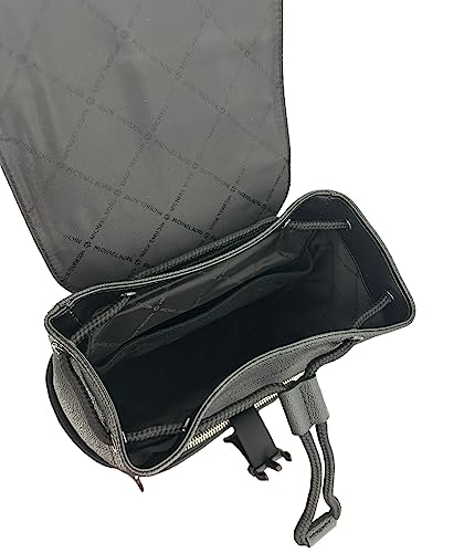 Michael Kors Cooper MK Logo Large Sporty Slingpack Backpack (Black)