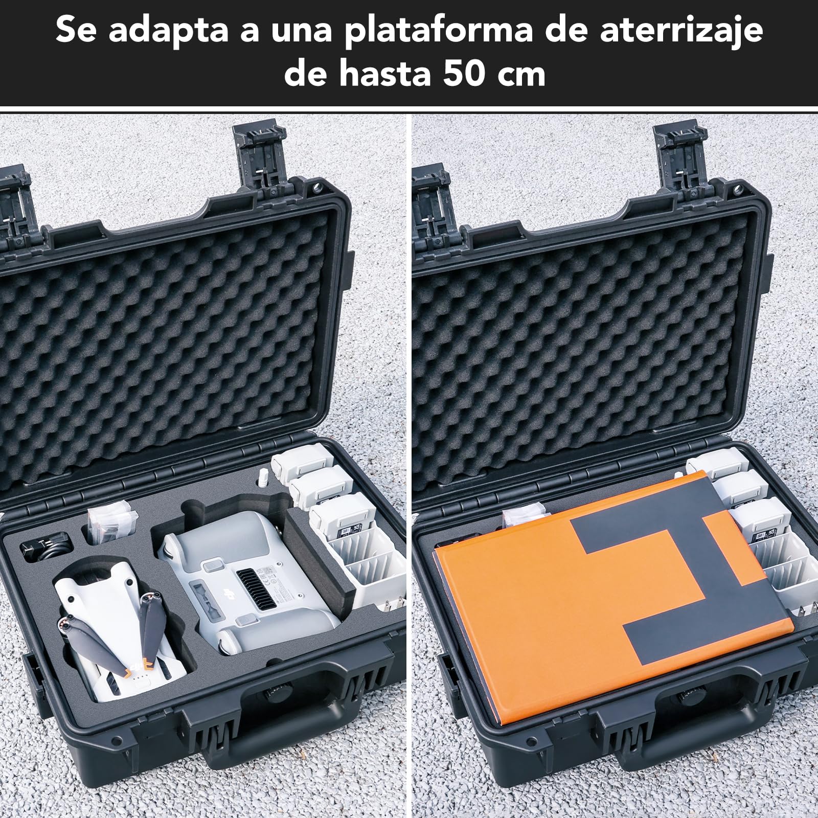 Lykus Titan MM330 Waterproof Hard Case for DJI Mini 3/Mini 3 Pro and DJI RC [CASE ONLY]