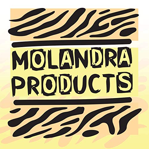 Molandra Products US-C-07-20-02-066805-04-30-19-20 - 20oz Hashtag Stainless Steel White Water Bottle with Carabiner, White