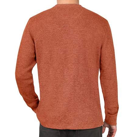 Member's Mark Thermal Long-Sleeve Crew in Autumn Heather, M
