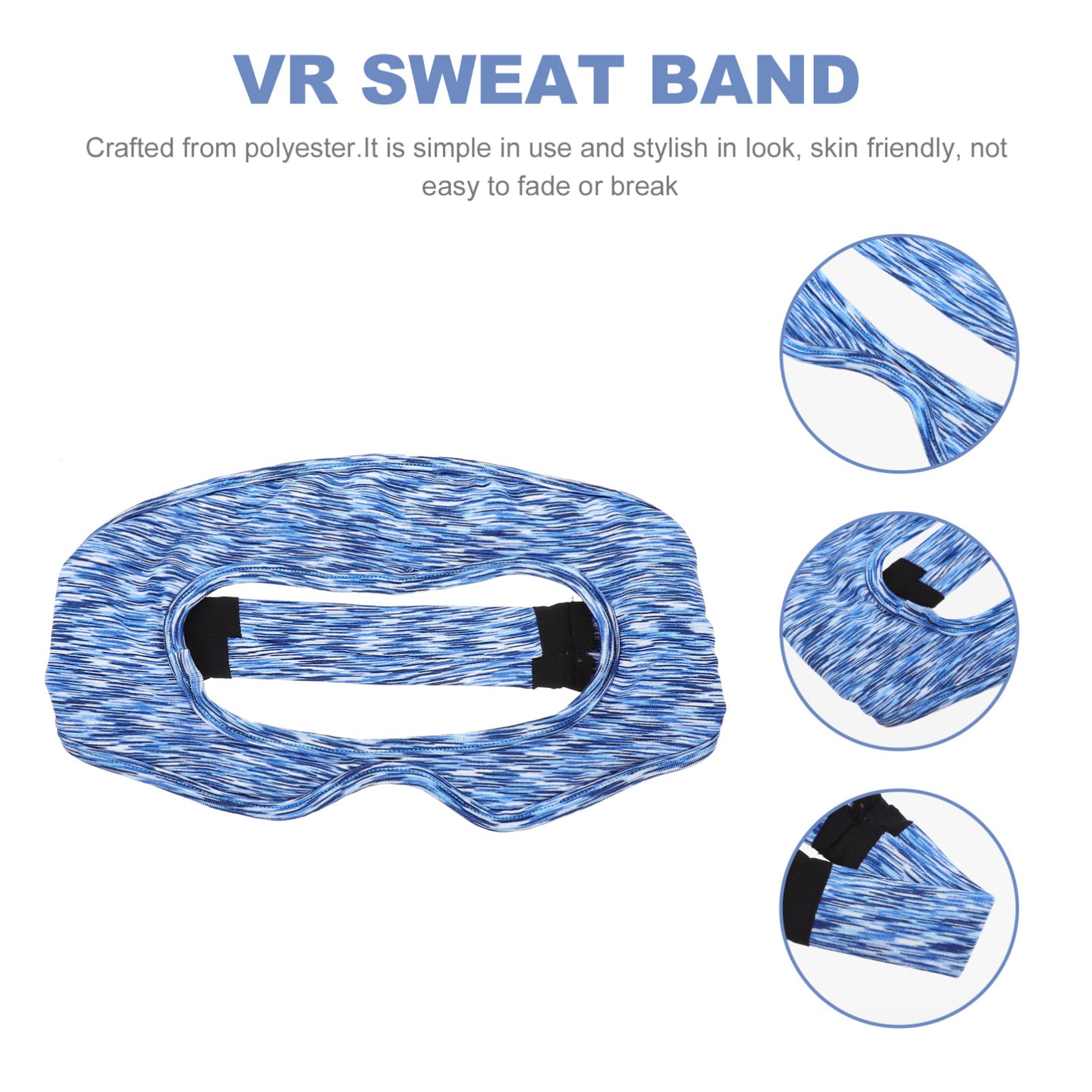 UKCOCO 4pcs Vr Goggles Vr Accessories Vr Headgear Face Eye Headset Guard Virtual Reality Game Supplies Home Vr Headsets Vr Face Pad Cushion Cover Quick Dry Polyester