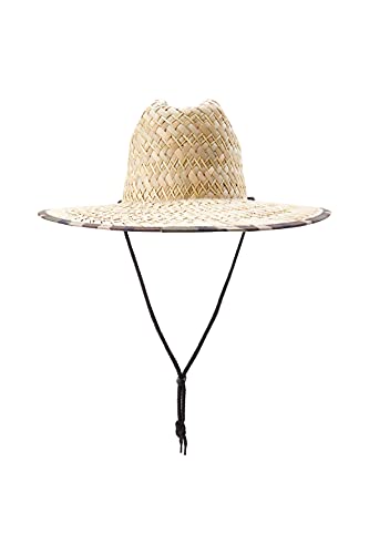 Quiksilver mens Outsider Lifeguard Beach Straw Sun Hat, Green Camo, Large-X-Large US