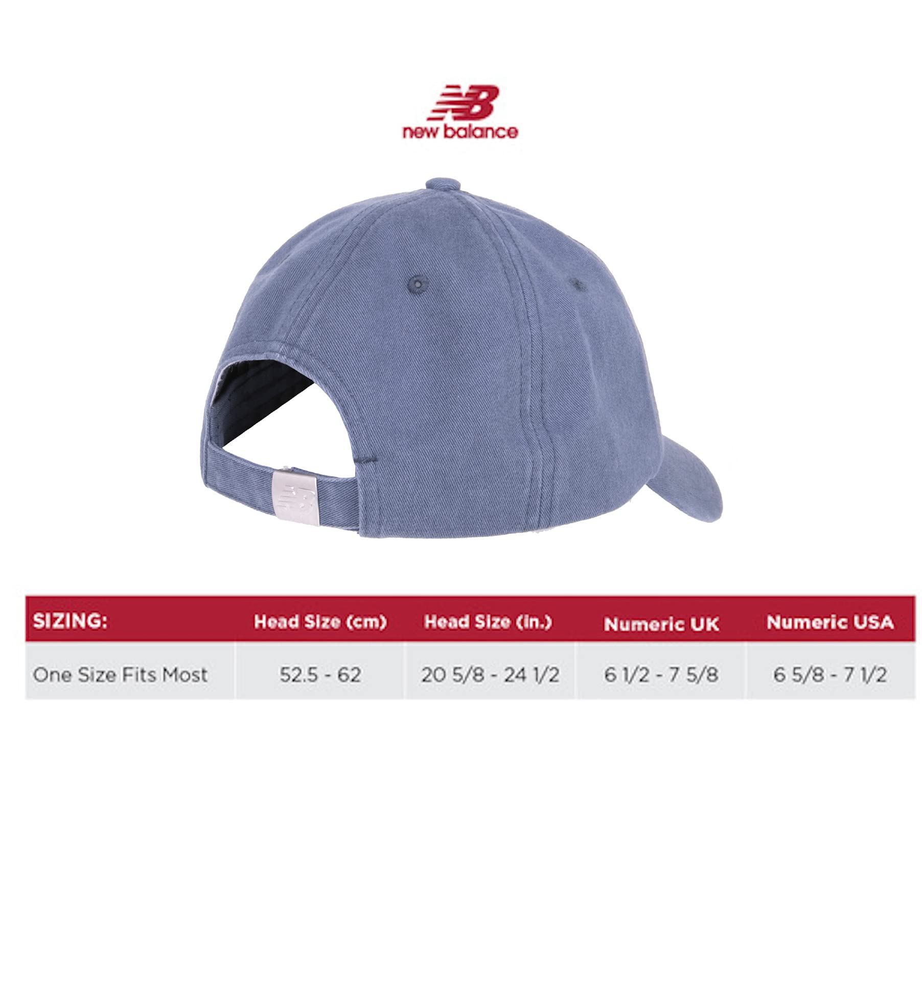 New Balance Men's and Women's NB Logo Hat, One Size, Black