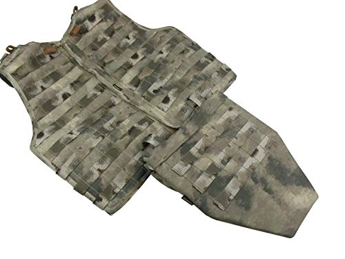 MOLLE Tactical Jockstrap Protect Airsoft Paintball molle Vest Chest rig Belt Tactical Waterproof (A-TACS AU)