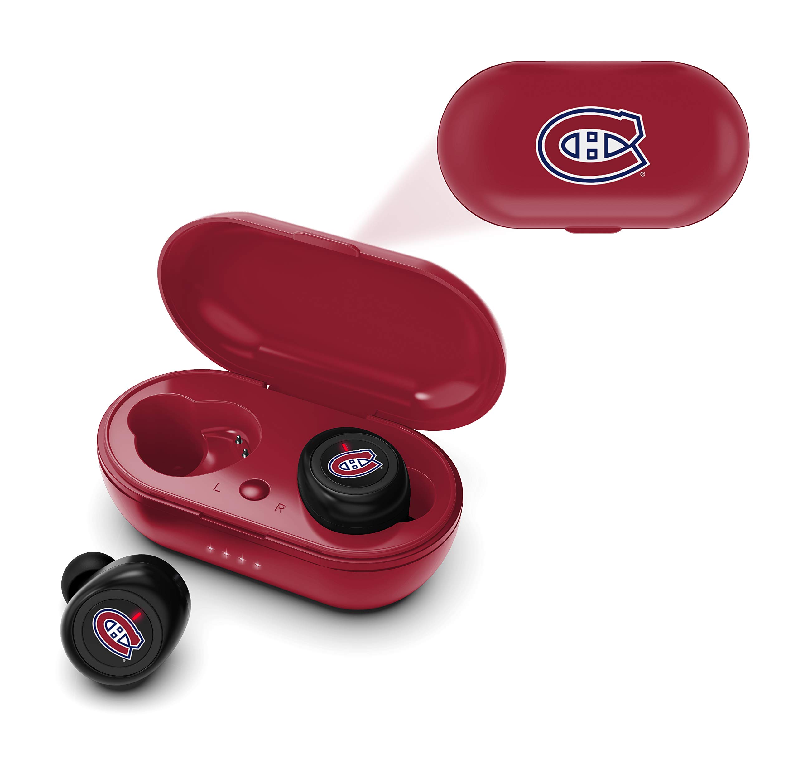 NHL Montreal Canadiens True Wireless Earbuds, Team Color