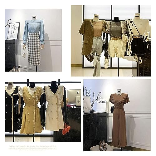 Mannequin Tailors Dummy Torso Dress Form Torso Adjustable Female Tailors Dummy Dressmakers Dummies Display Bust Detachable for Clothing Jewelry Display Stand