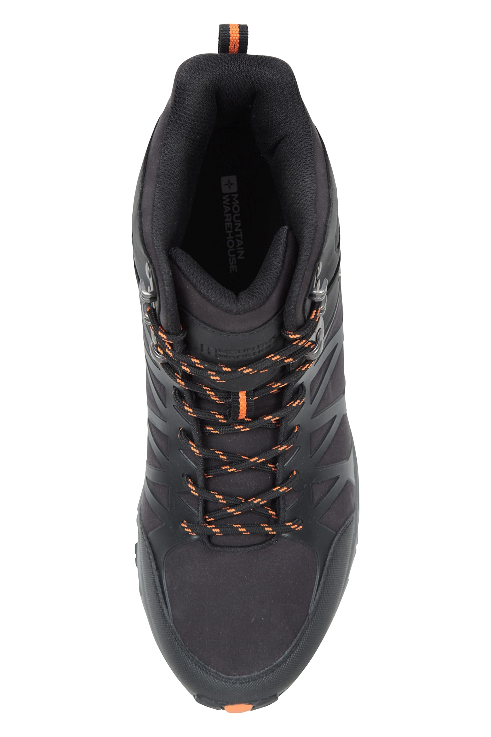 Mountain Warehouse Trekker II Mens Softshell Waterproof Hiking Boots Black 13 M US Men