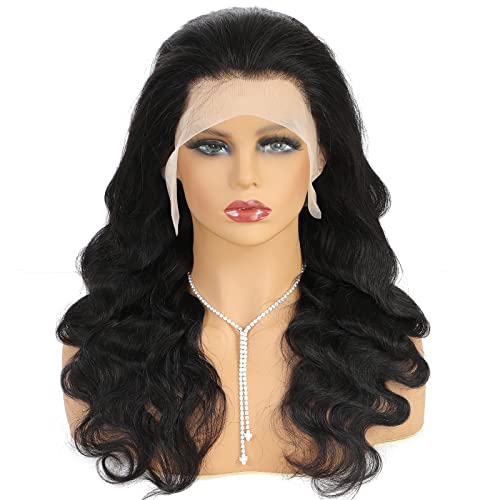 UTIDE Body Wave Bob Wig Human Hair (black, 20 inch)