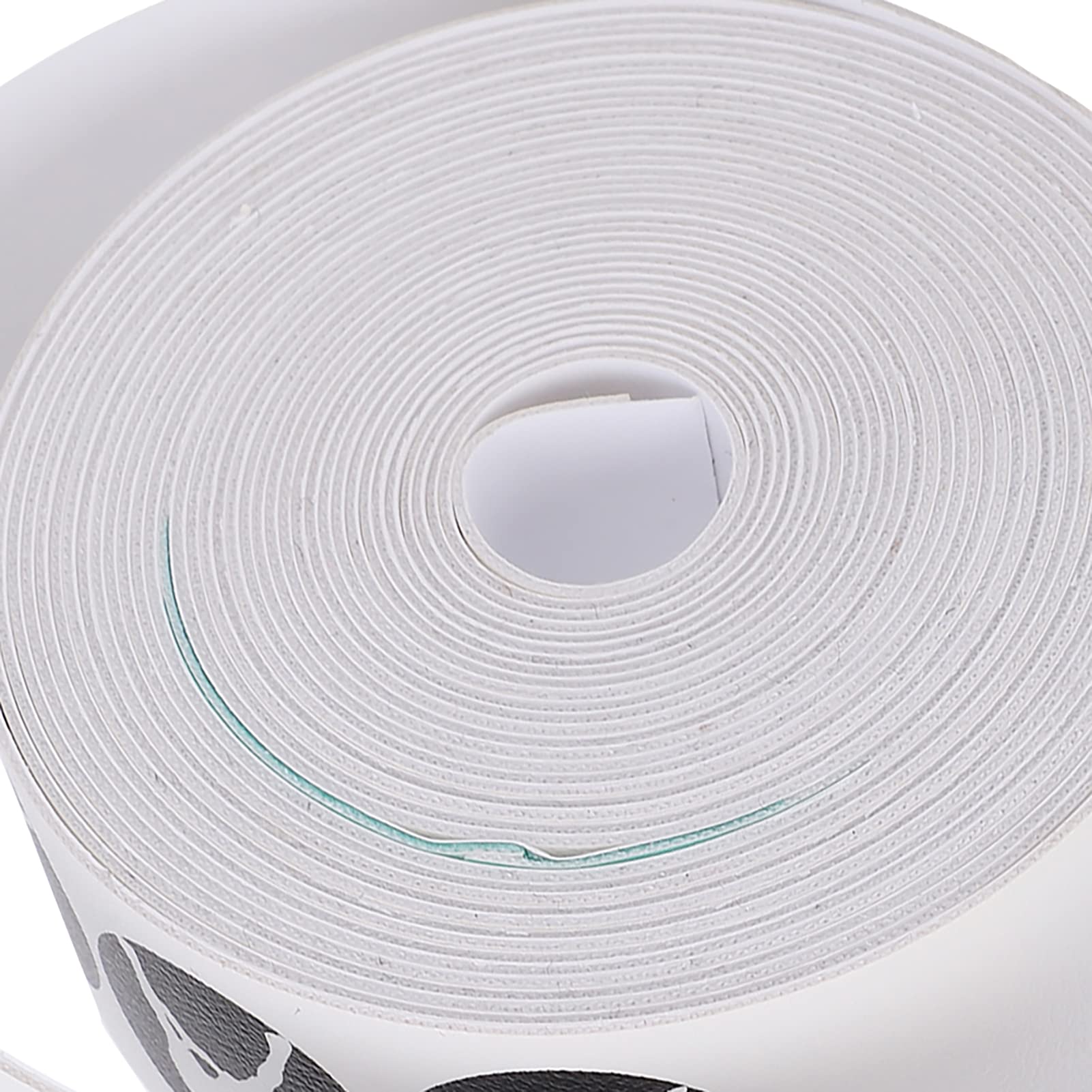 Racket Head Tape, Racket Head Guard Sticker Tennis Racket Accessories Easy to Use 5m/16.4ft for Tennis Player for Outdoor(White)