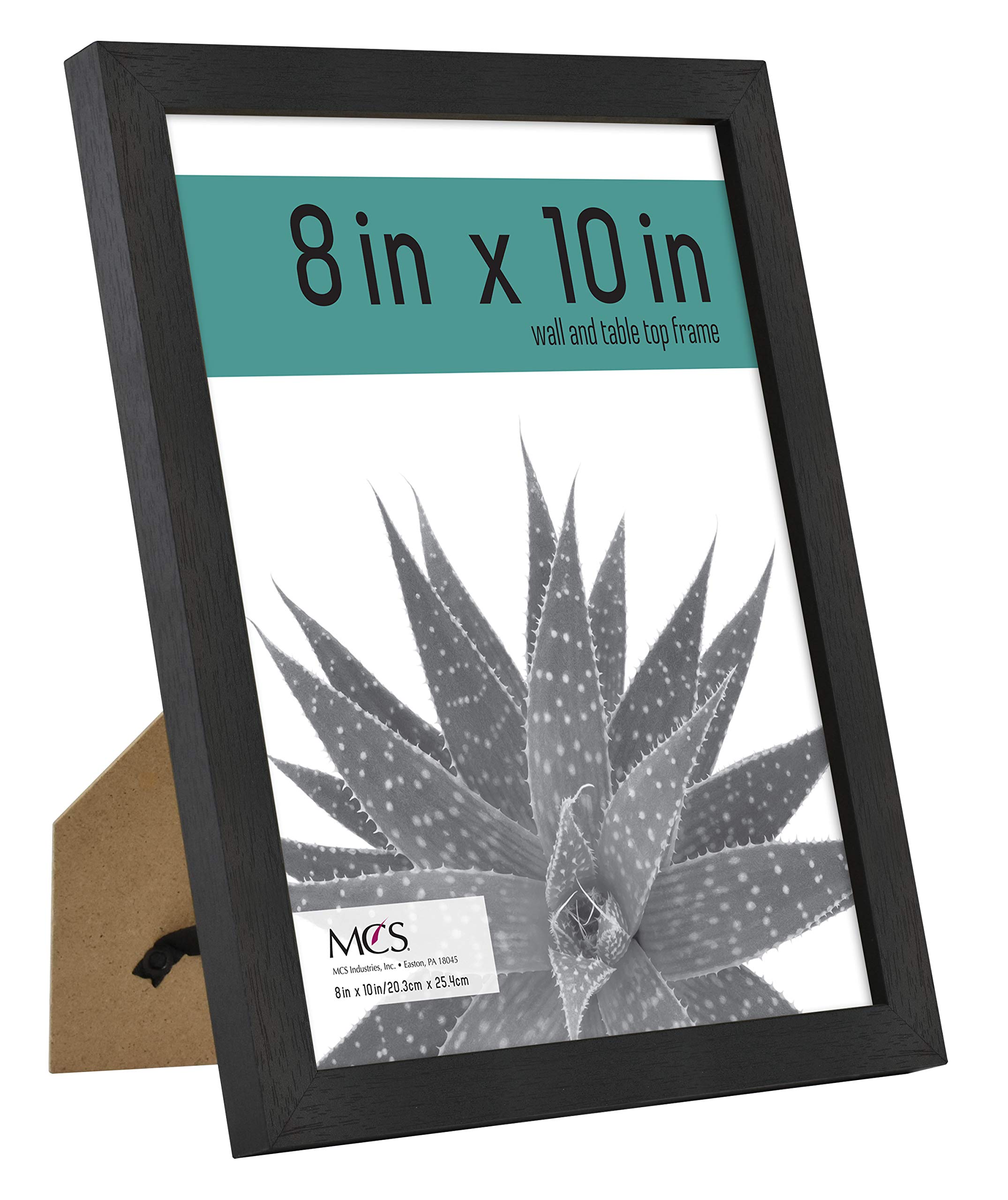 MCS Gallery Essential Picture Frames, Photo Gallery Wall Frame Set, Black Woodgrain, 8 x 10 Inch, 2-Pack