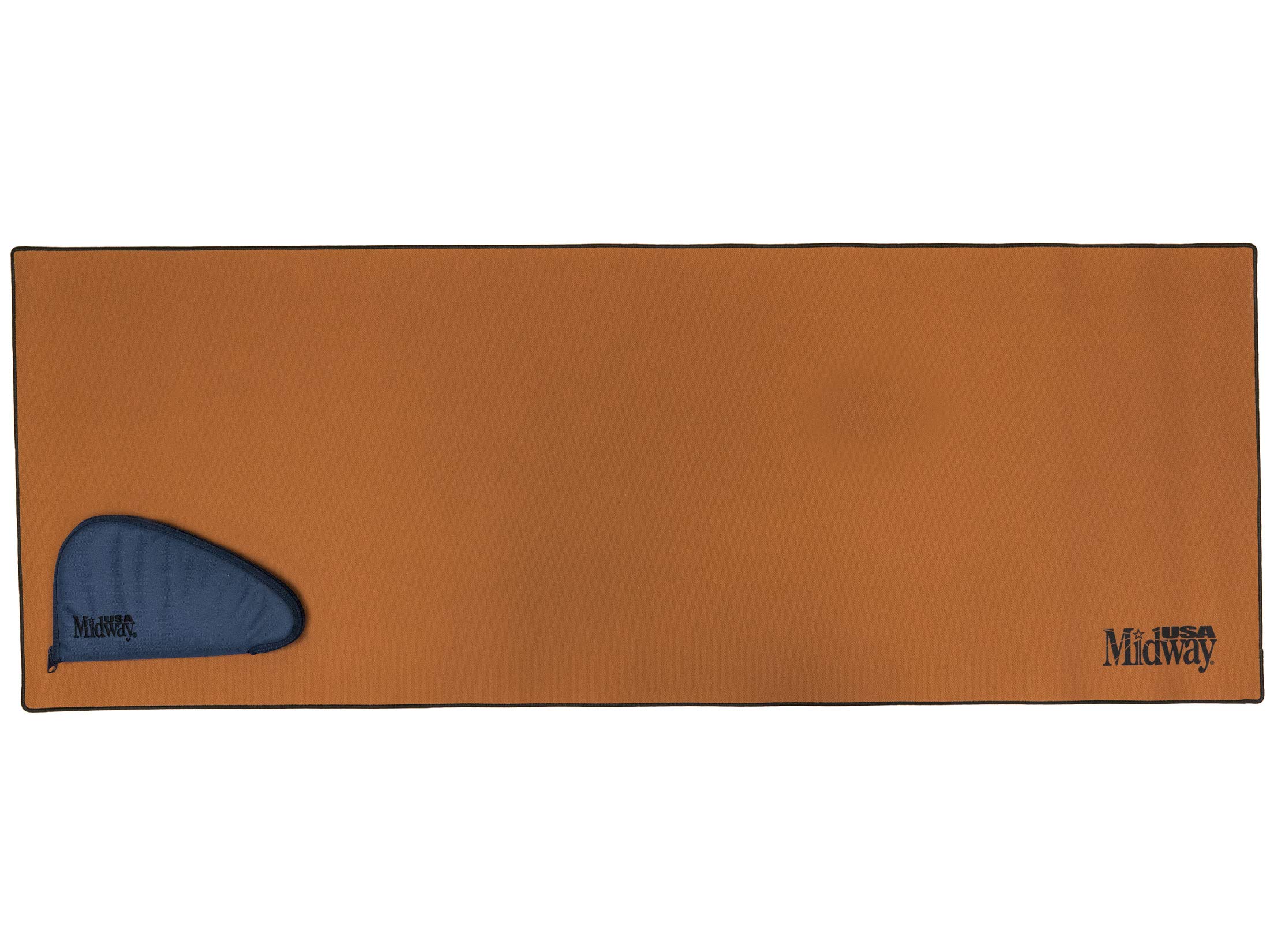 MidwayUSA Gun Cleaning Mat Extra Large 24" x 65" Brown
