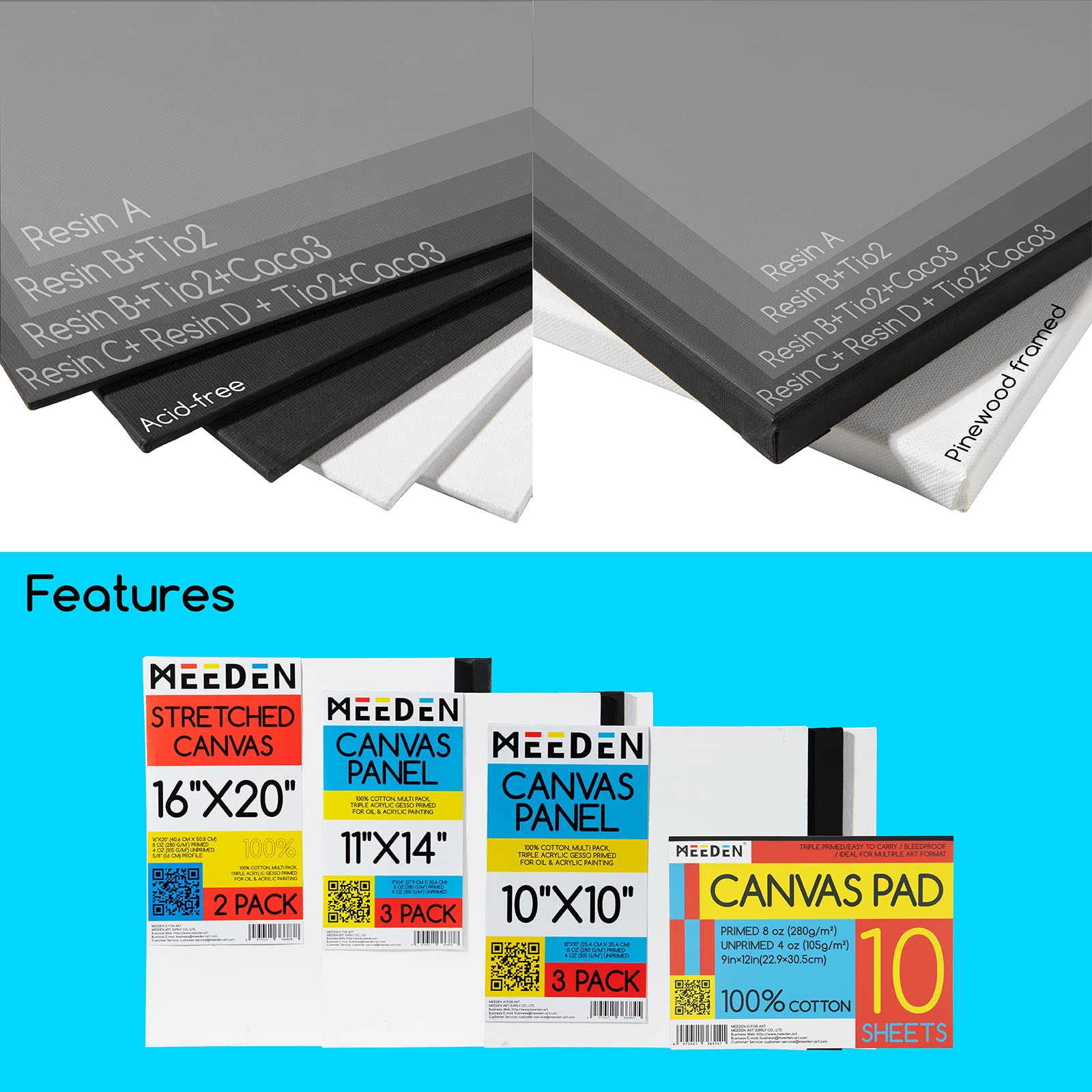 MEEDEN 149PCS Art Supplies with French Easel, All-in-one Painting Set for Artists