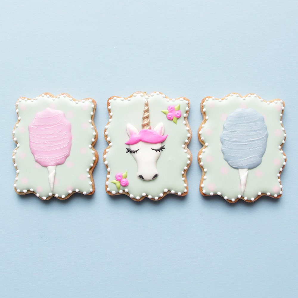 Small Fanciful Plaque Cookie Cutter, 3" Made in USA by Ann Clark