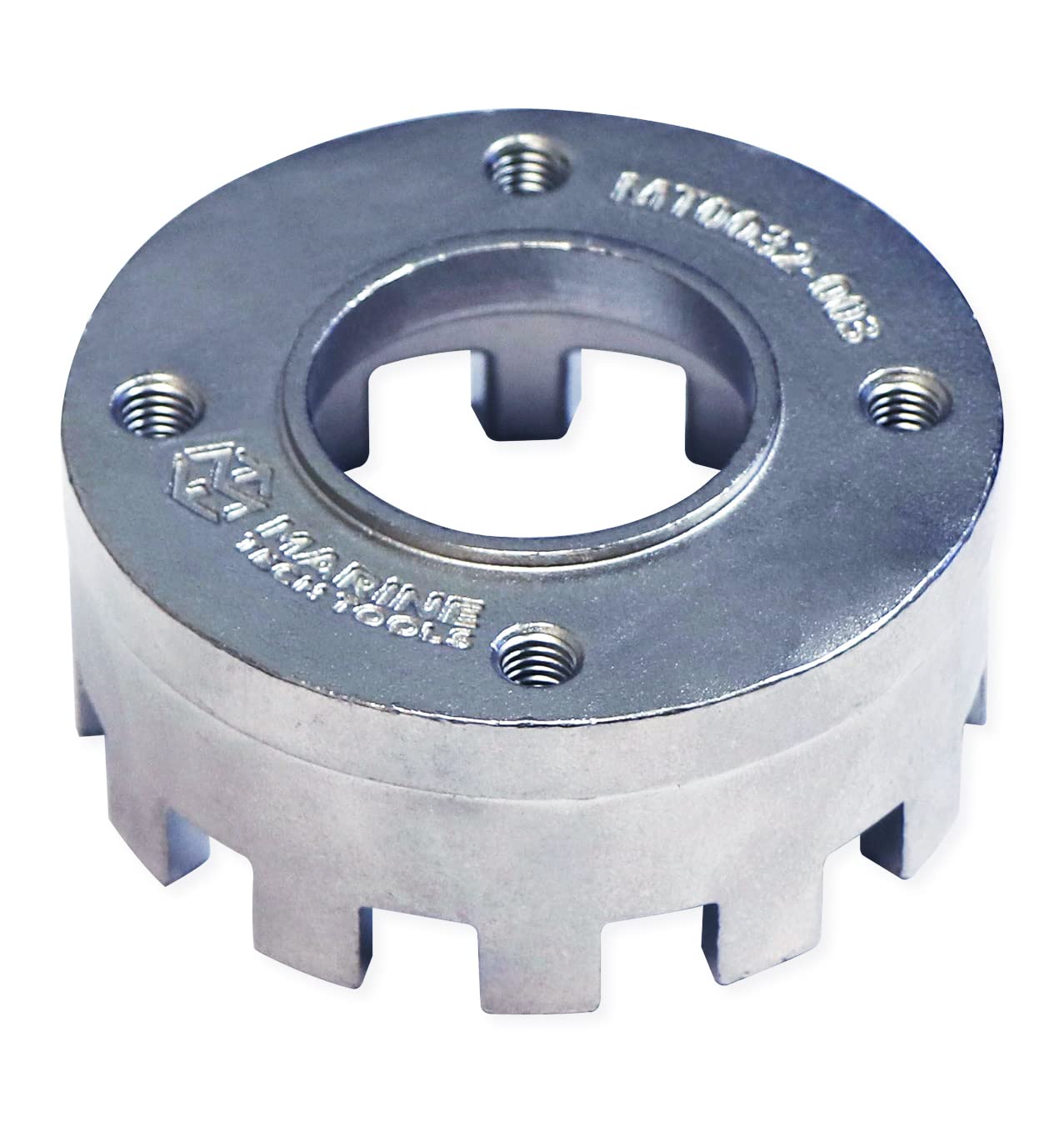 Marine Tech Retaining Ring Wrench 94mm OD, 12 Tooth, Attachment to Wrench Handle (AMT0031), Fits Yamaha, Suzuki, Mercury Retaining Rings, Removes Bearing Carriers