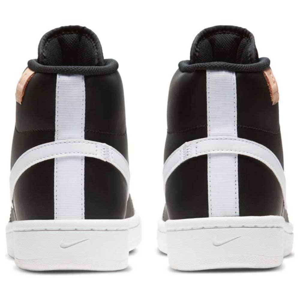 NIKE Men's Court Royale 2 MID Tennis Shoe, Black White Onyx, 7.5