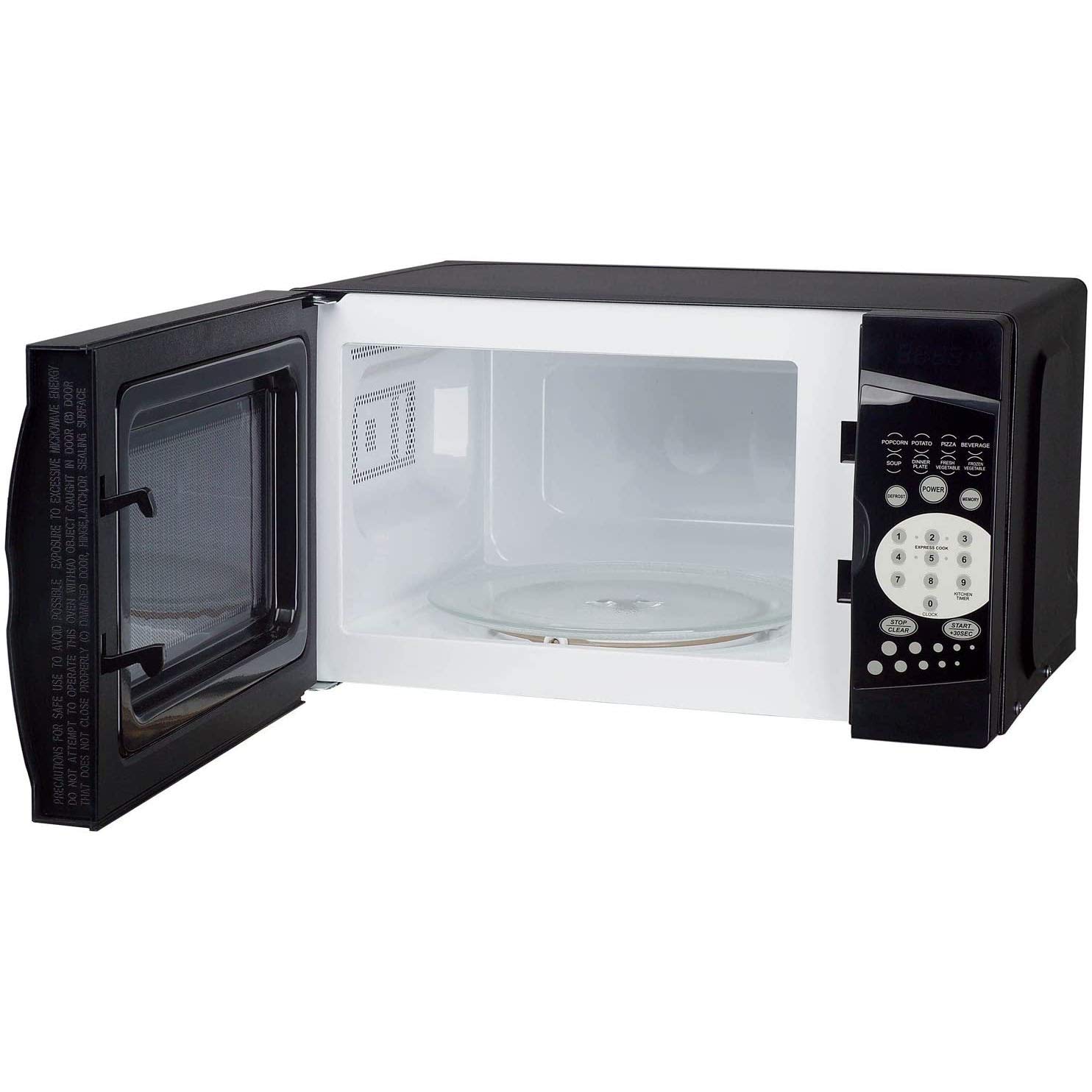 Magic Chef MCM770B 700 Watt 0.7 Cubic Feet Microwave with Digital Touch, Black (Renewed)