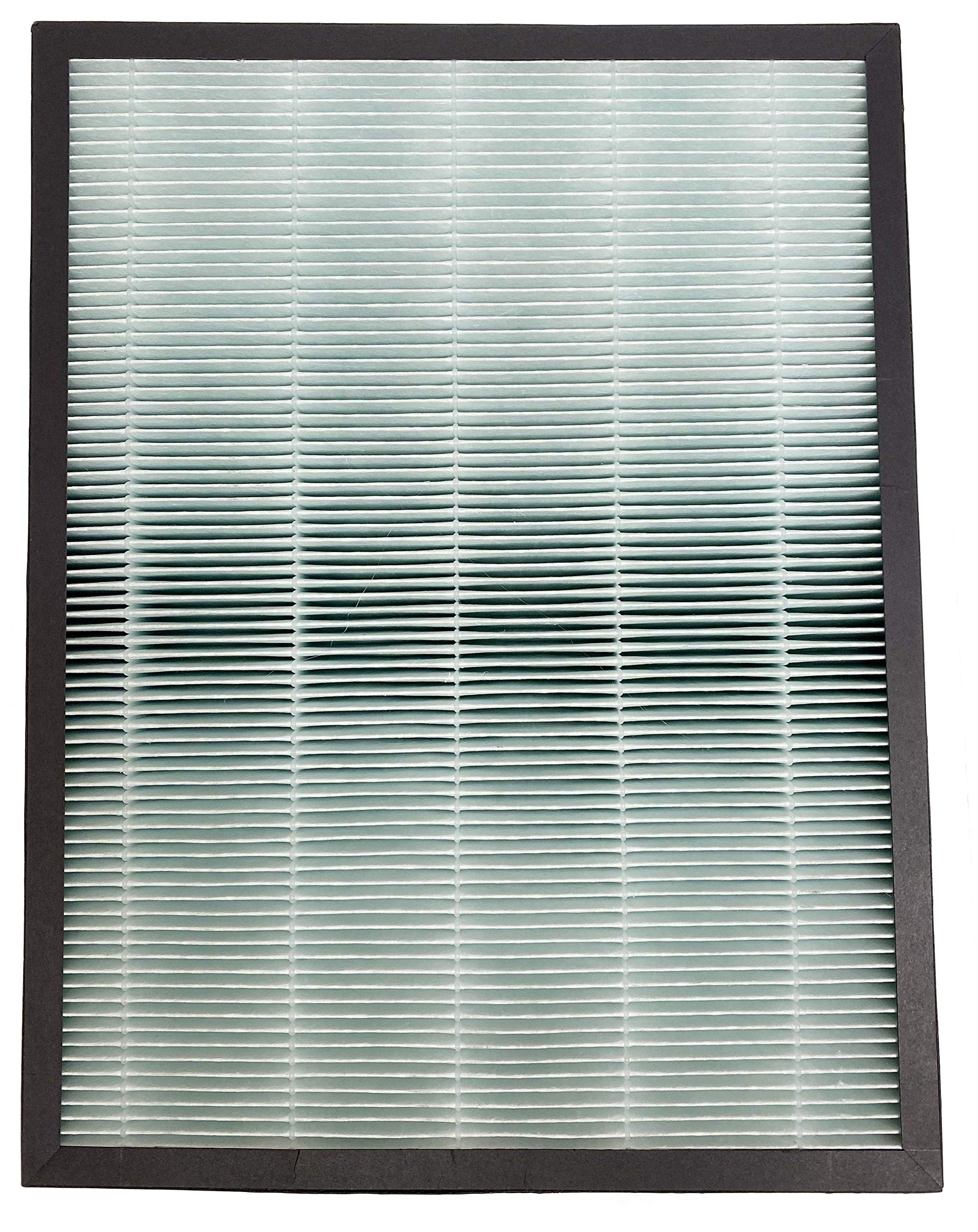 Nispira True HEPA Filter + Activated Carbon Pre Filter Kit Set Replacement Compatible with Rabbit Air BioGS 2.0 Ultra Quiet Air Purifier Model SPA-550A and SPA-625A, 1 Pack