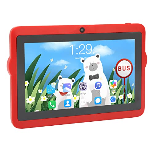 YOKAM Kids Tablet, Single Speaker 100240V 2GB 32GB Toddler Tablet with Stand for Home US Plug