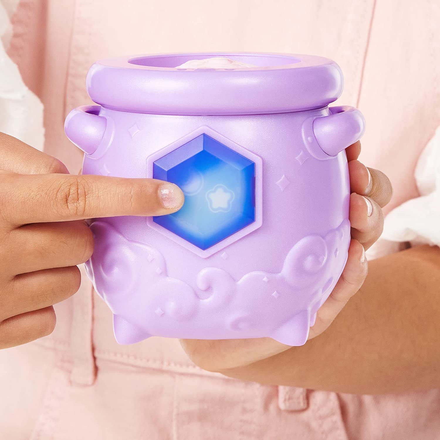 Magic Mixies Mixlings Tap & Reveal Cauldron 2 Pack, Magic Wand Reveals Magic Power and Surprise Reveal on Cauldron with JDS Toy Storage Bag