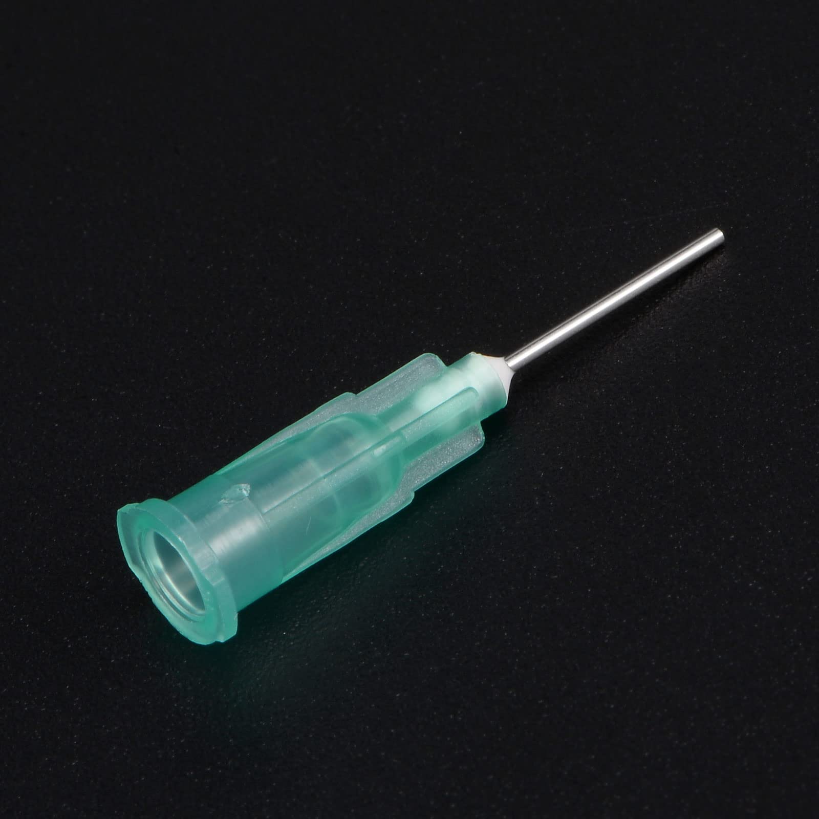 uxcell Industrial Blunt Tip Dispensing Needle with Luer Lock for Liquid Glue Gun, 21G 1/2", 10 Pcs (Green)