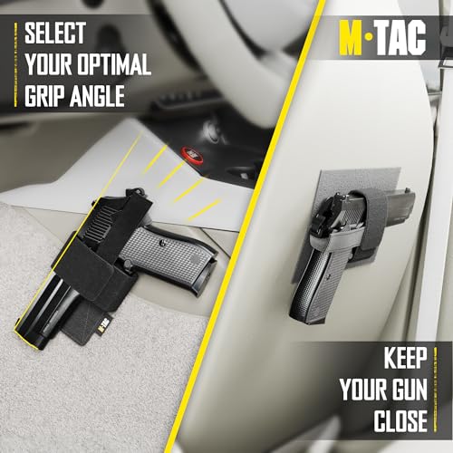 M-Tac Gun Holster for Concealed Carry - CCW Pistol Holster - Concealed Carry Holster for Men and Women with a Fix (Black)