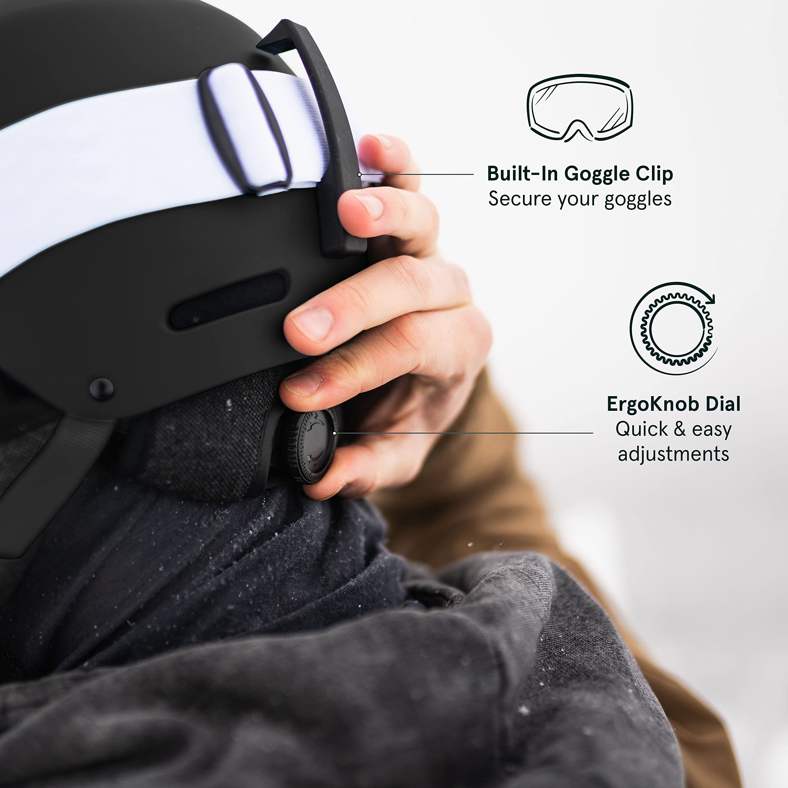 Retrospec Comstock Ski Helmet - Snowboard Helmet for Adults & Youth - Adjustable Fit Snow Helmet with Protective Shell and Breathable Vents for Men, Women, Boys & Girls