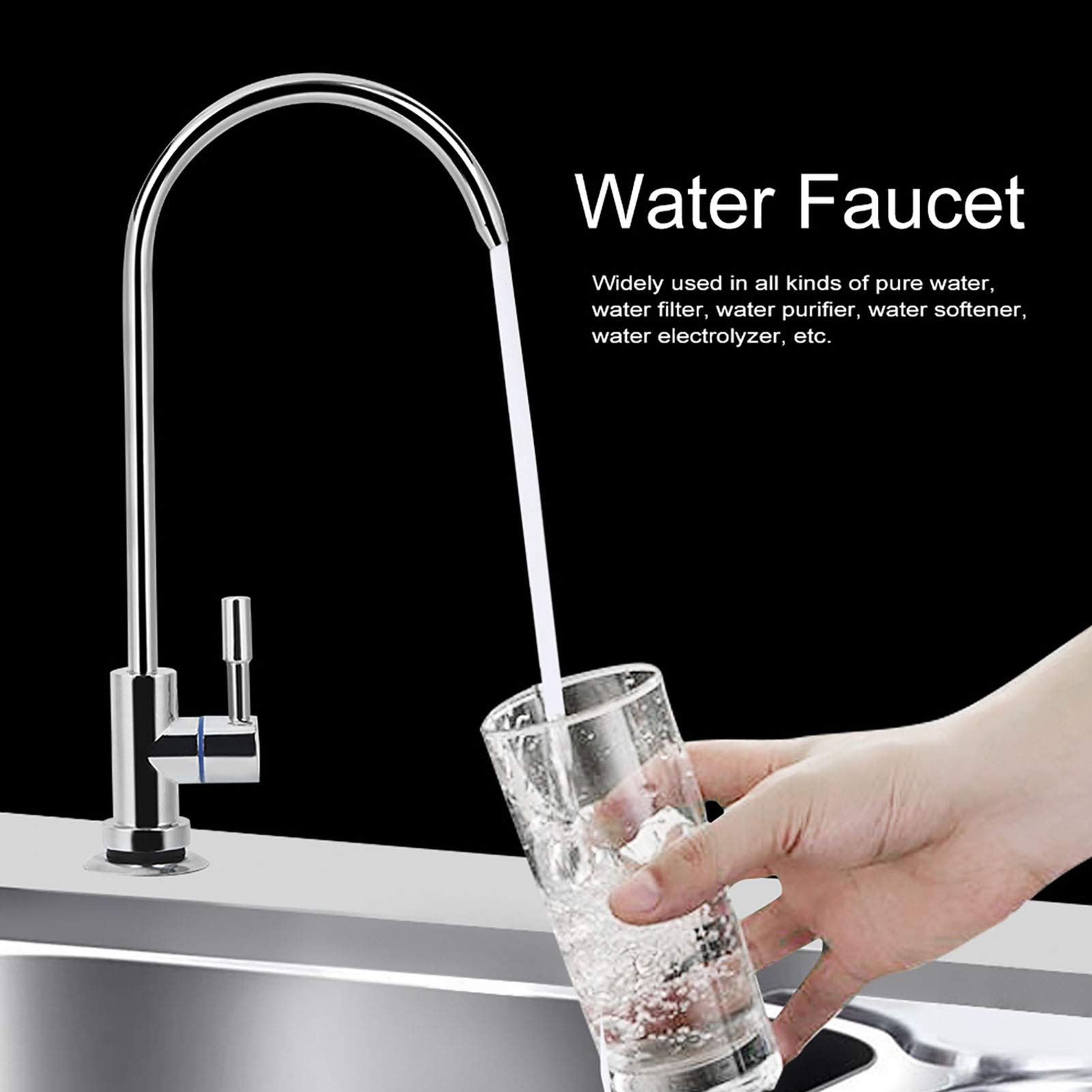 Water Filter Tap, RO Water Faucet Water Filter Faucet Reverse Osmosis Purifier Filtration Drinking Water Filter Faucet